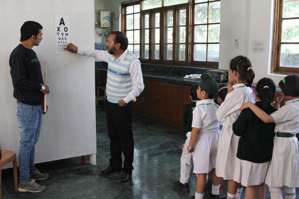 Eye check up camp - Delhi Public School (DPS) Srinagar